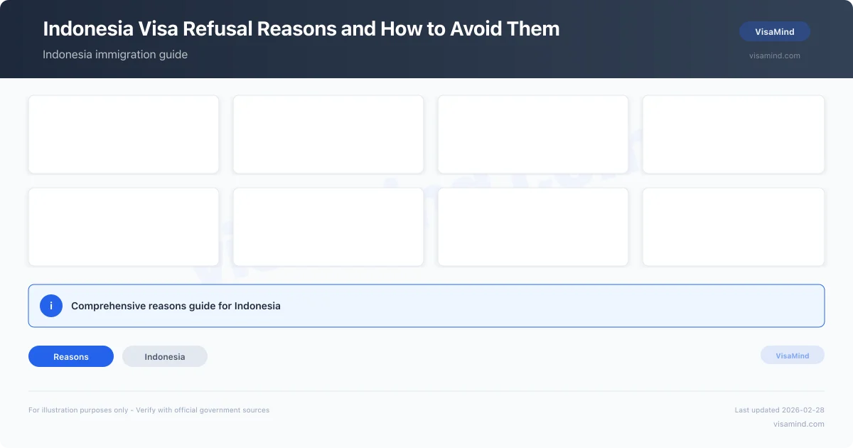 Indonesia Visa Refusal Reasons and How to Avoid Them — Indonesia | VisaMind